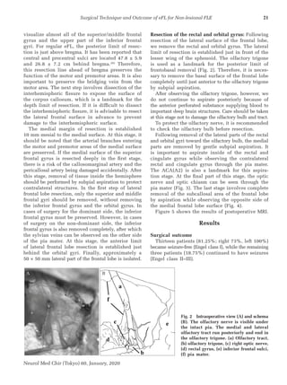 frontal lobectomy.pdf 11 surgical details | PDF