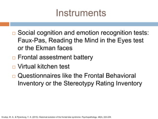 Frontal Lobe Syndrome | PPTX