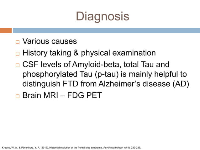 Frontal Lobe Syndrome | PPTX | Brain and Nervous System Disorders ...