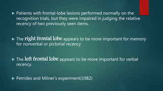 Frontal lobe syndromes | PPTX