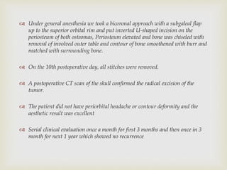 Frontal osteoma - HARSH AMIN | PPTX