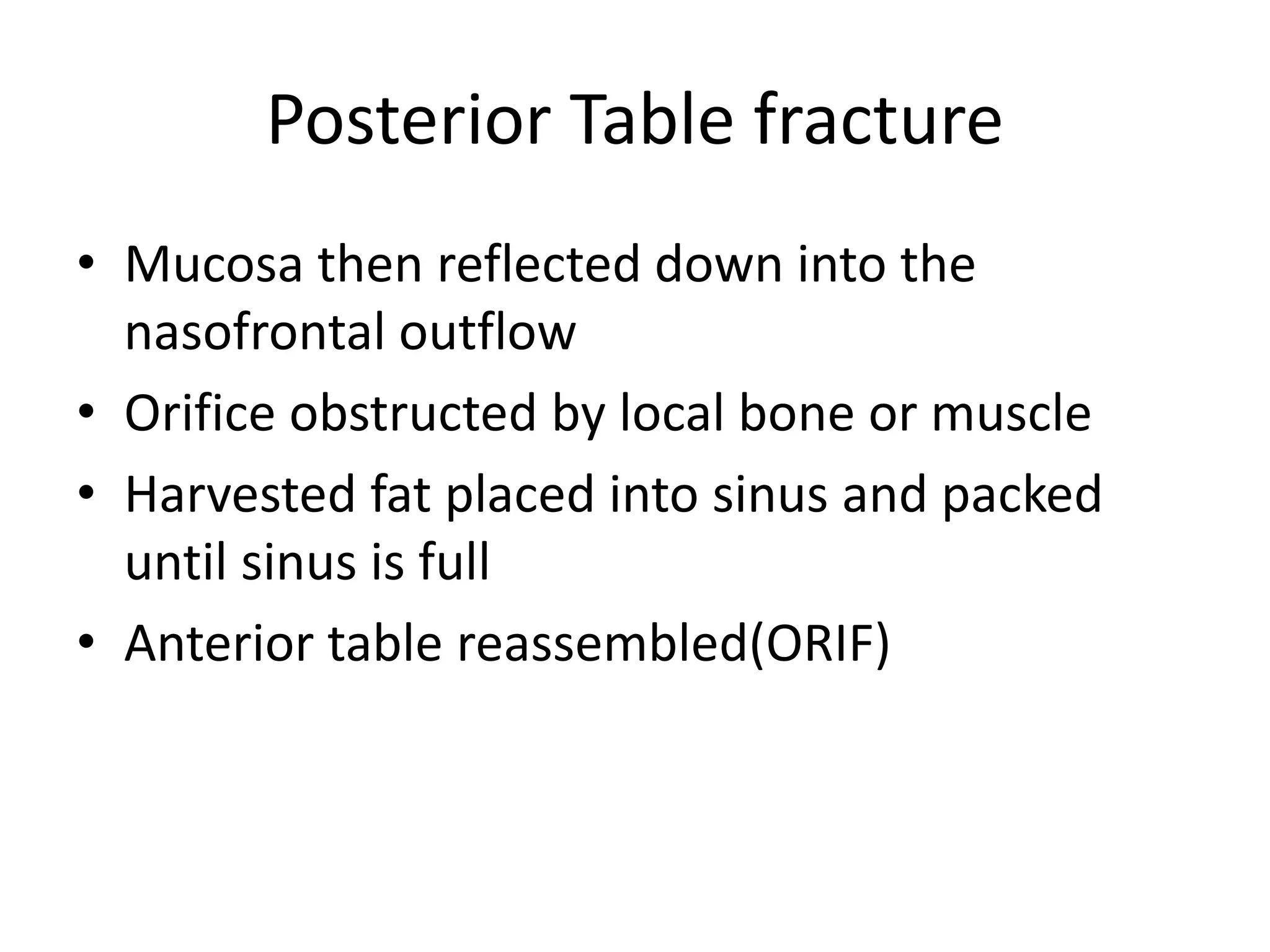 Frontal sinus fracture | PPTX