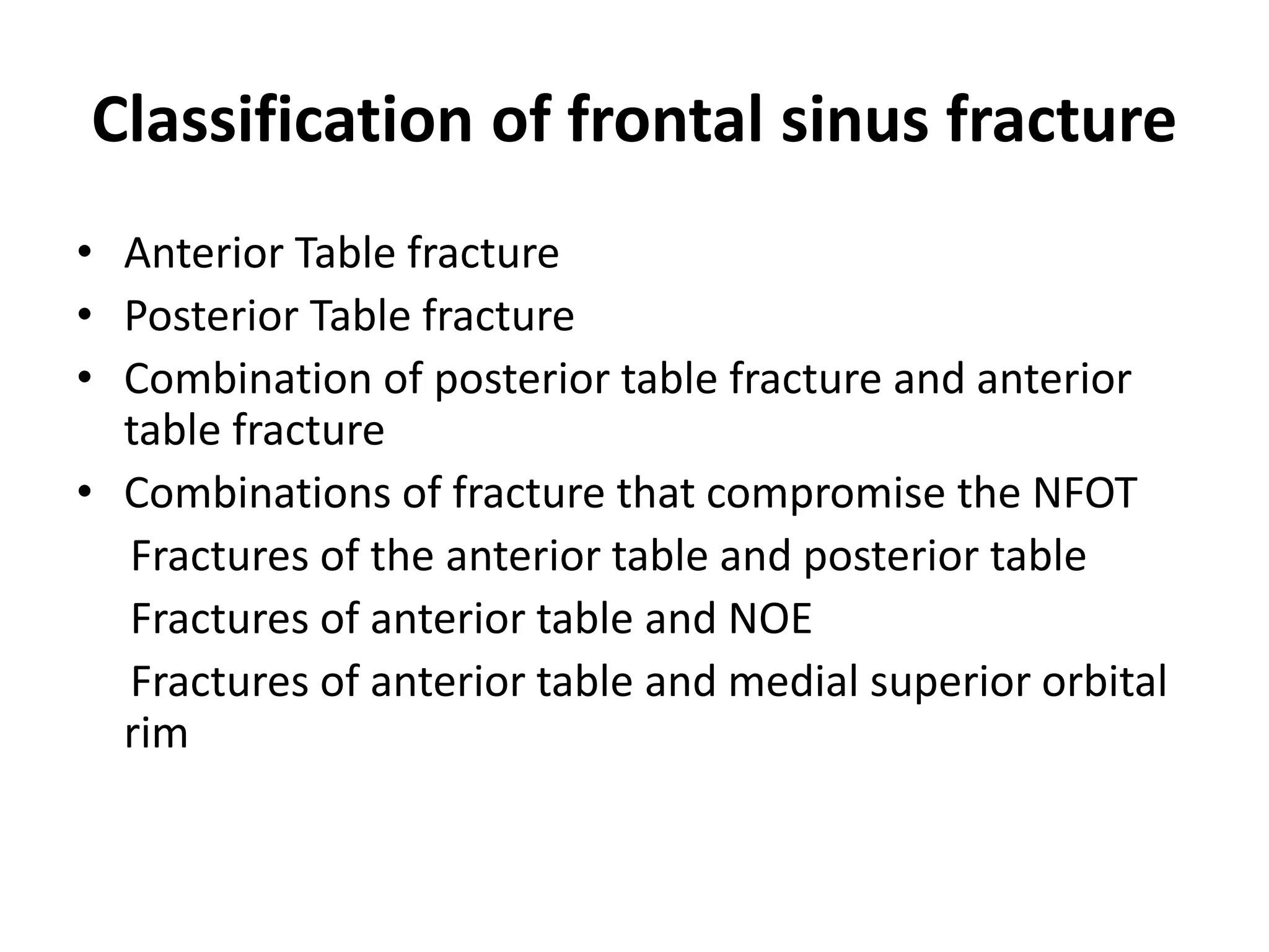 Frontal sinus fracture | PPTX