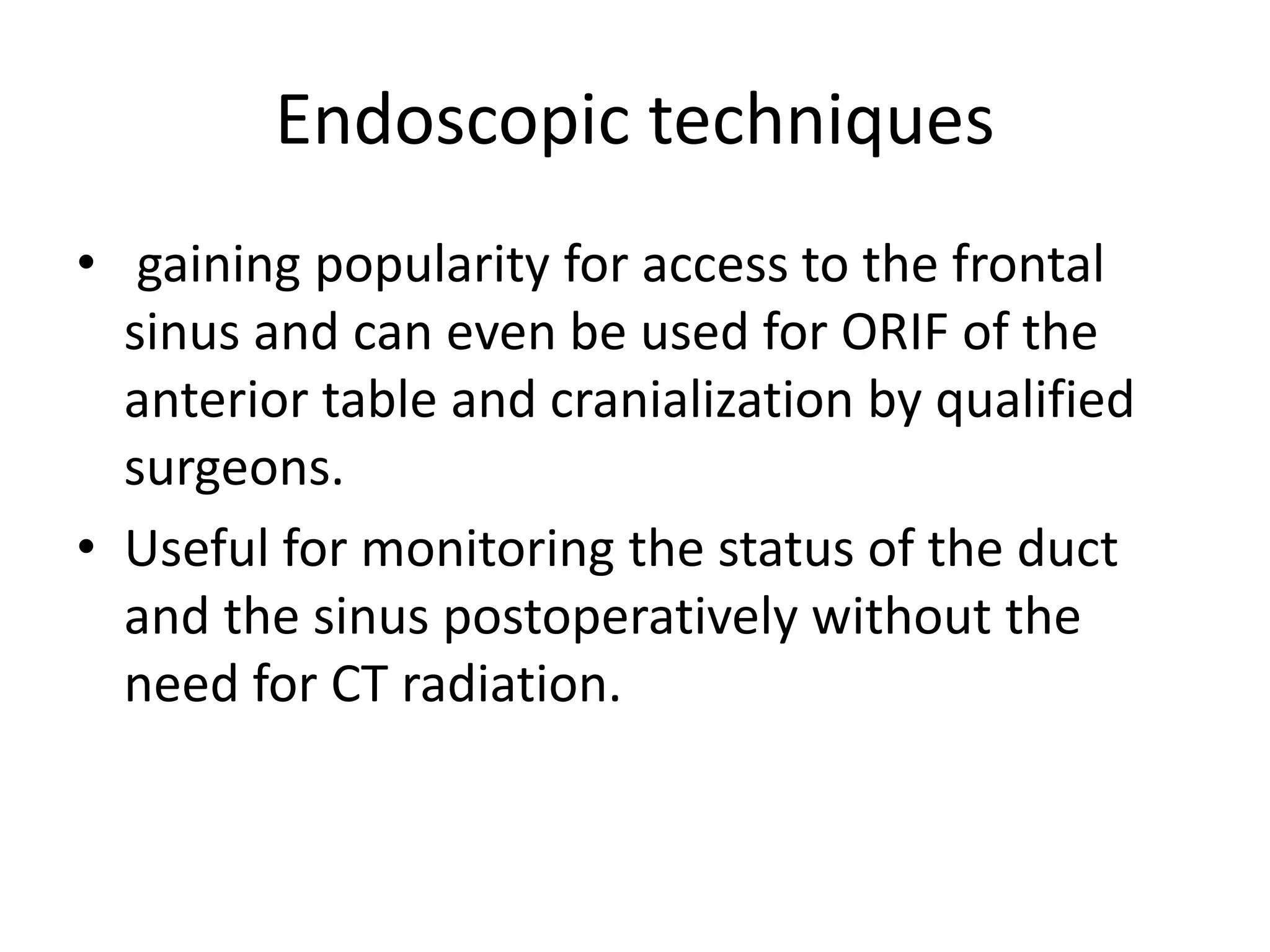 Frontal sinus fracture | PPTX