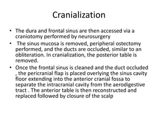 Frontal sinus fracture | PPTX | Death, Injury, or Military Conflict ...