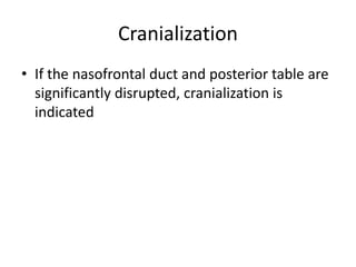Frontal sinus fracture | PPTX