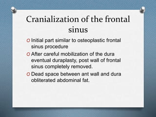 Frontal sinus procedures | PPTX