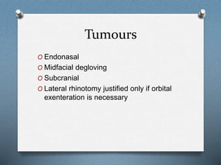 Frontal sinus procedures | PPTX