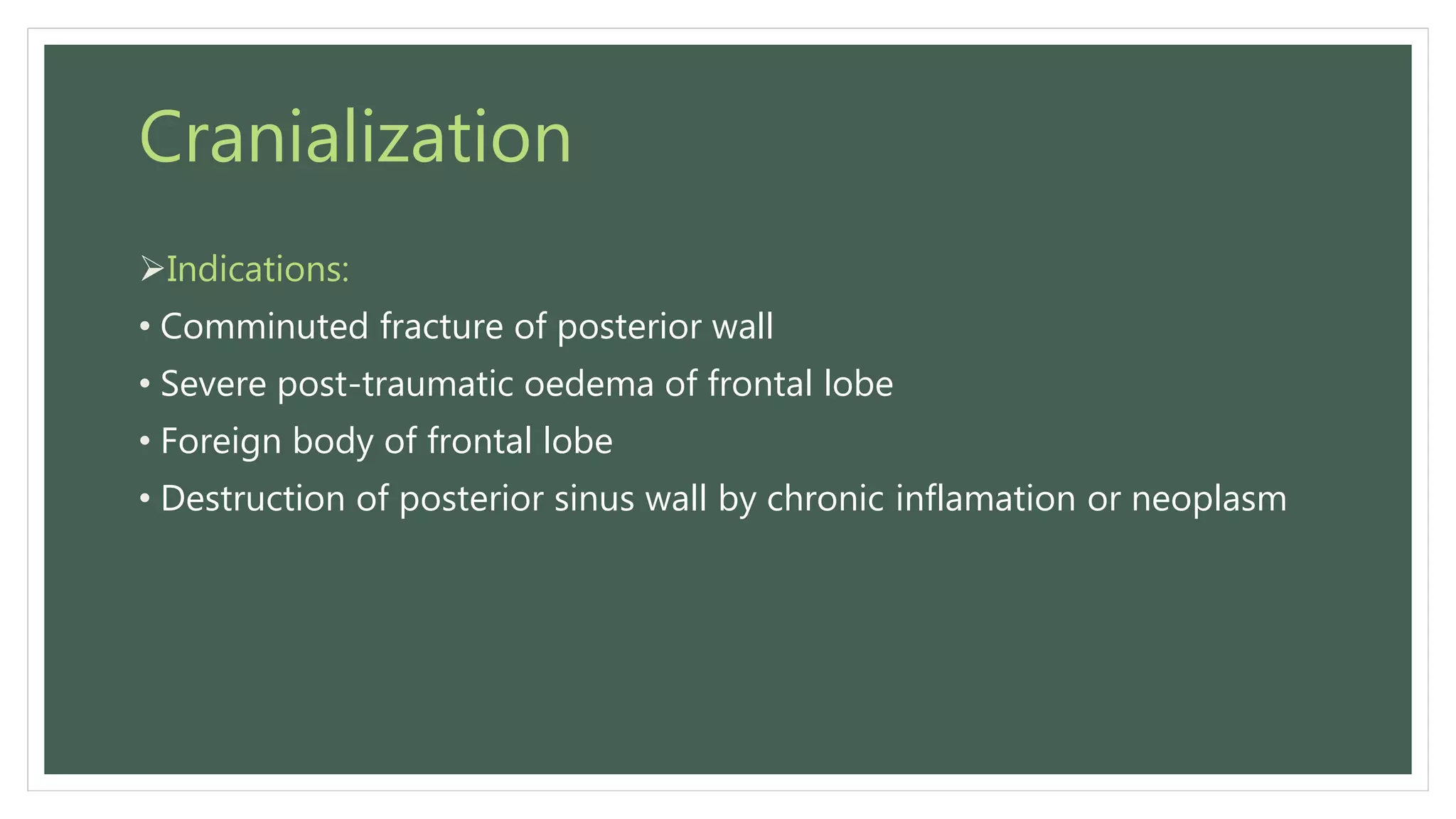 Frontal sinus surgeries | PPTX