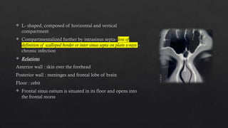 FRONTAL SINUS SURGERIES- DRAF procedures | PPTX