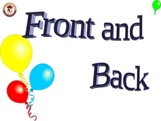 Front and back(maths unit 1) | PPT