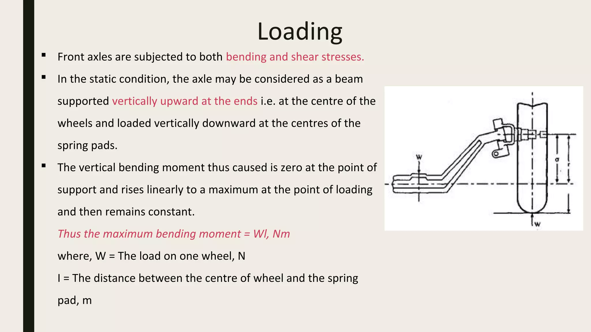 Front axle and steering system | PPT