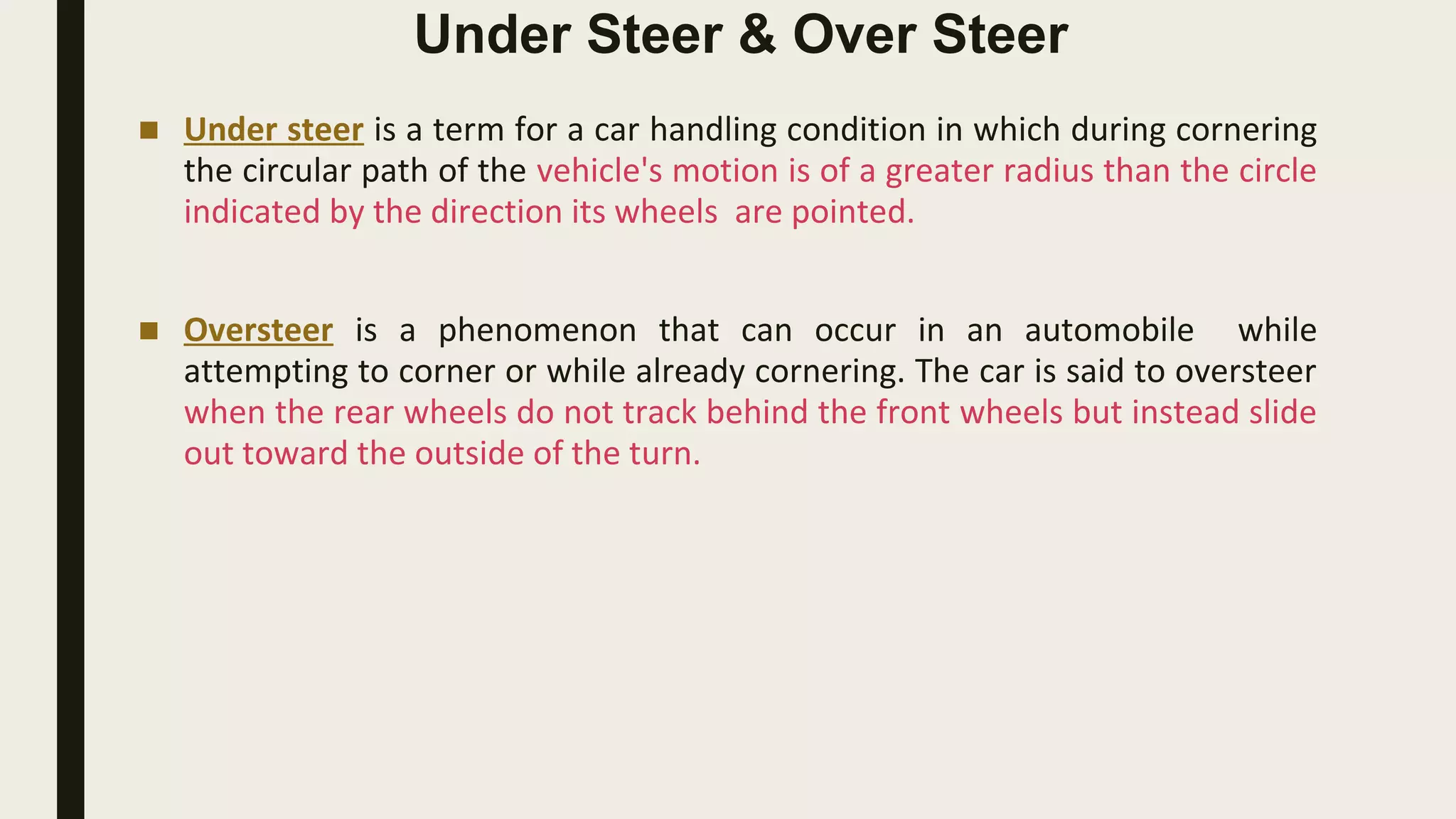Front axle and steering system | PPT