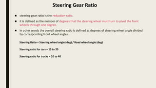 Front axle and steering system | PPT