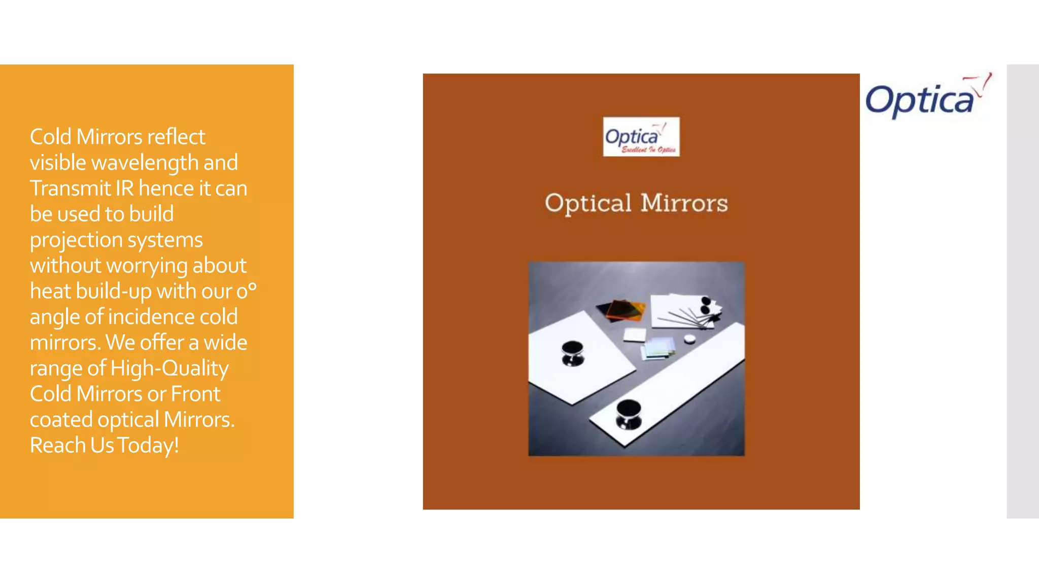 Front coated optical mirrors | PPT