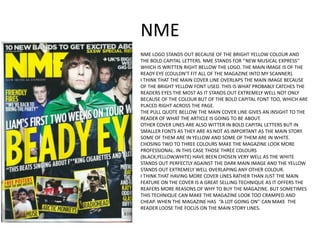 Front cover analysis | PPT