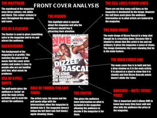 Front cover analysis | PPT | Music | Entertainment
