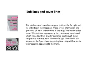 Front cover analysis | PPT