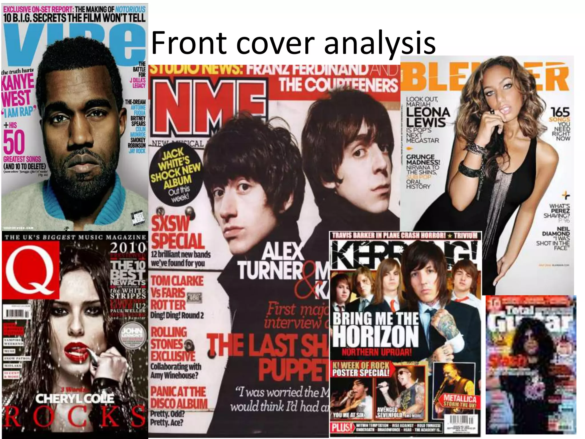 Front cover analysis presentation | PPTX