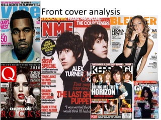 Front cover analysis presentation | PPTX