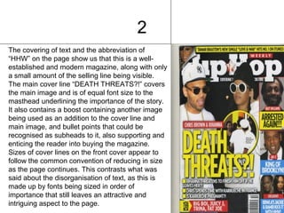 Front cover analysis 2 | PPT