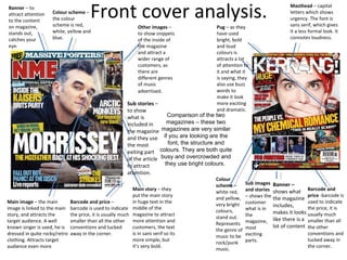 Front cover analysis opens | PPT | Desktop Publishing | Computer ...