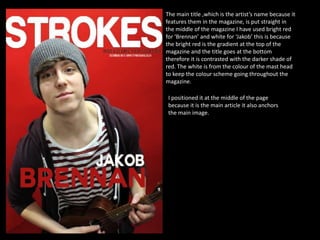 Front cover, DPS and contents page annotations | PPTX