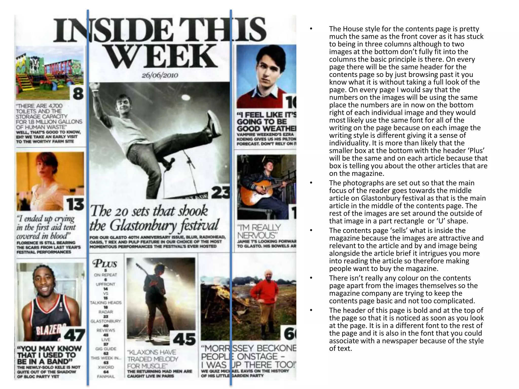 Front cover, contents page & double page spread | PPTX