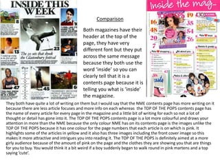 Front cover, contents page & double page spread | PPTX | Desktop ...