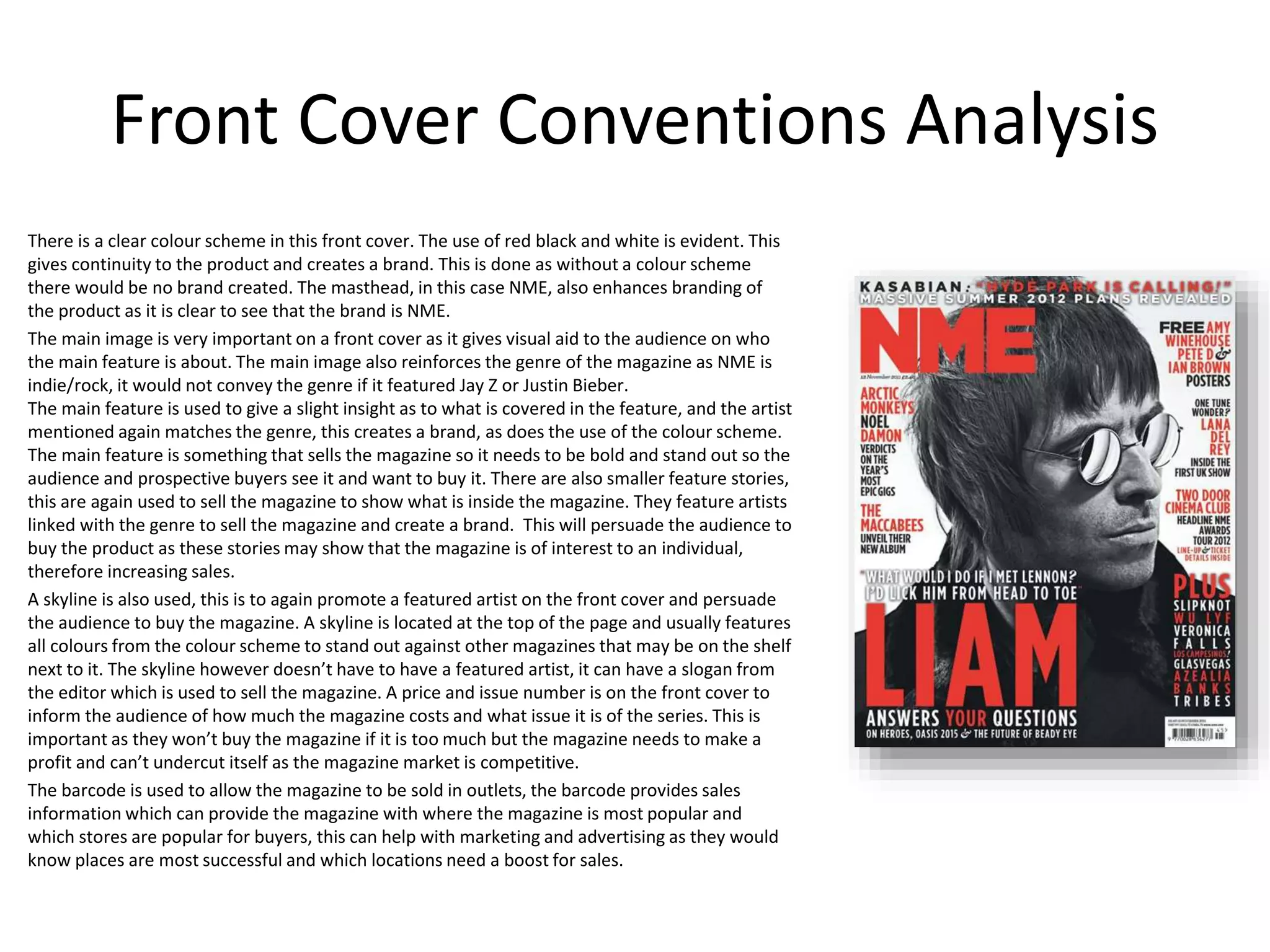 Music Magazine Conventions and Analysis | PPTX