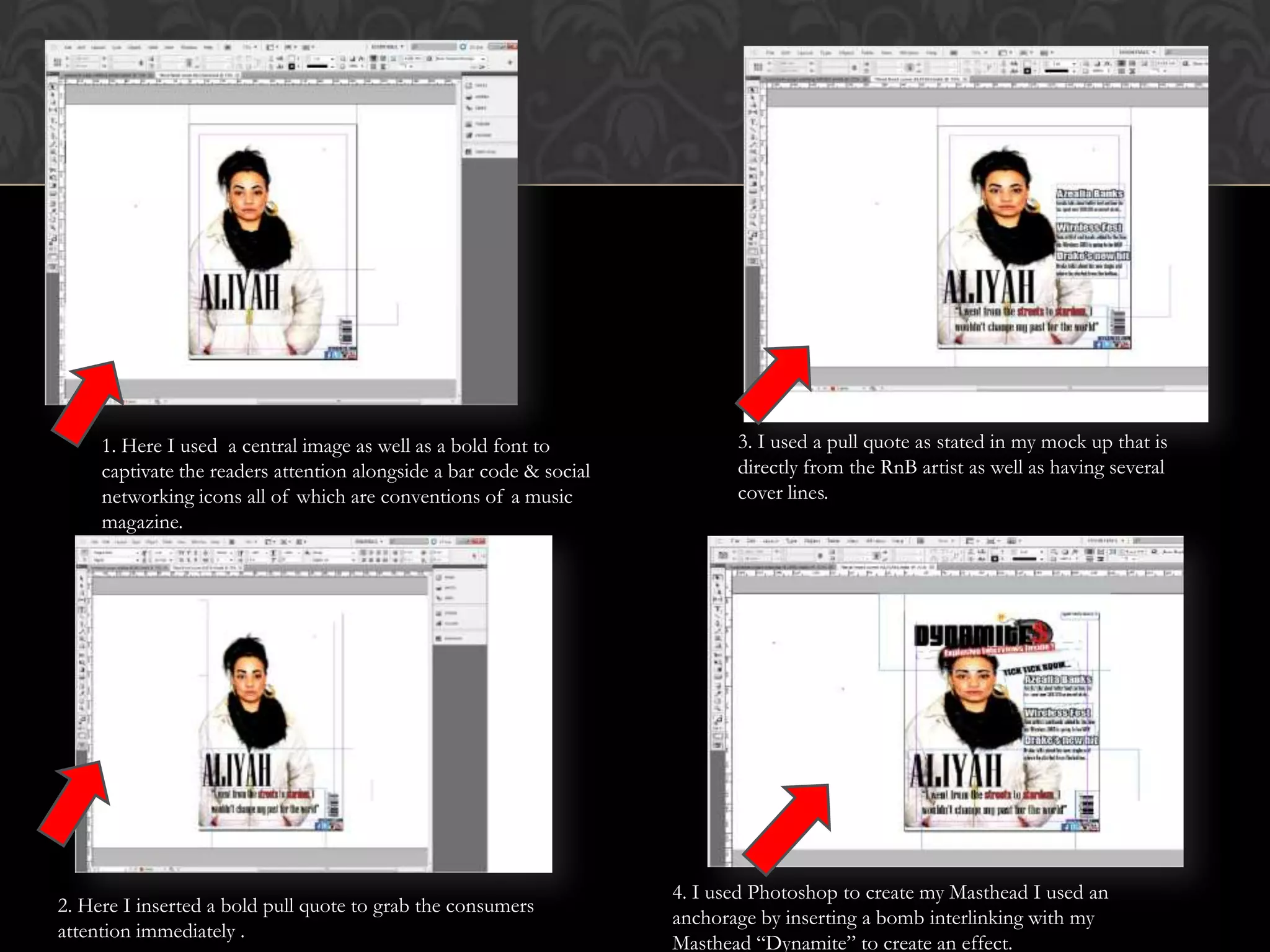 Front cover development | PPTX