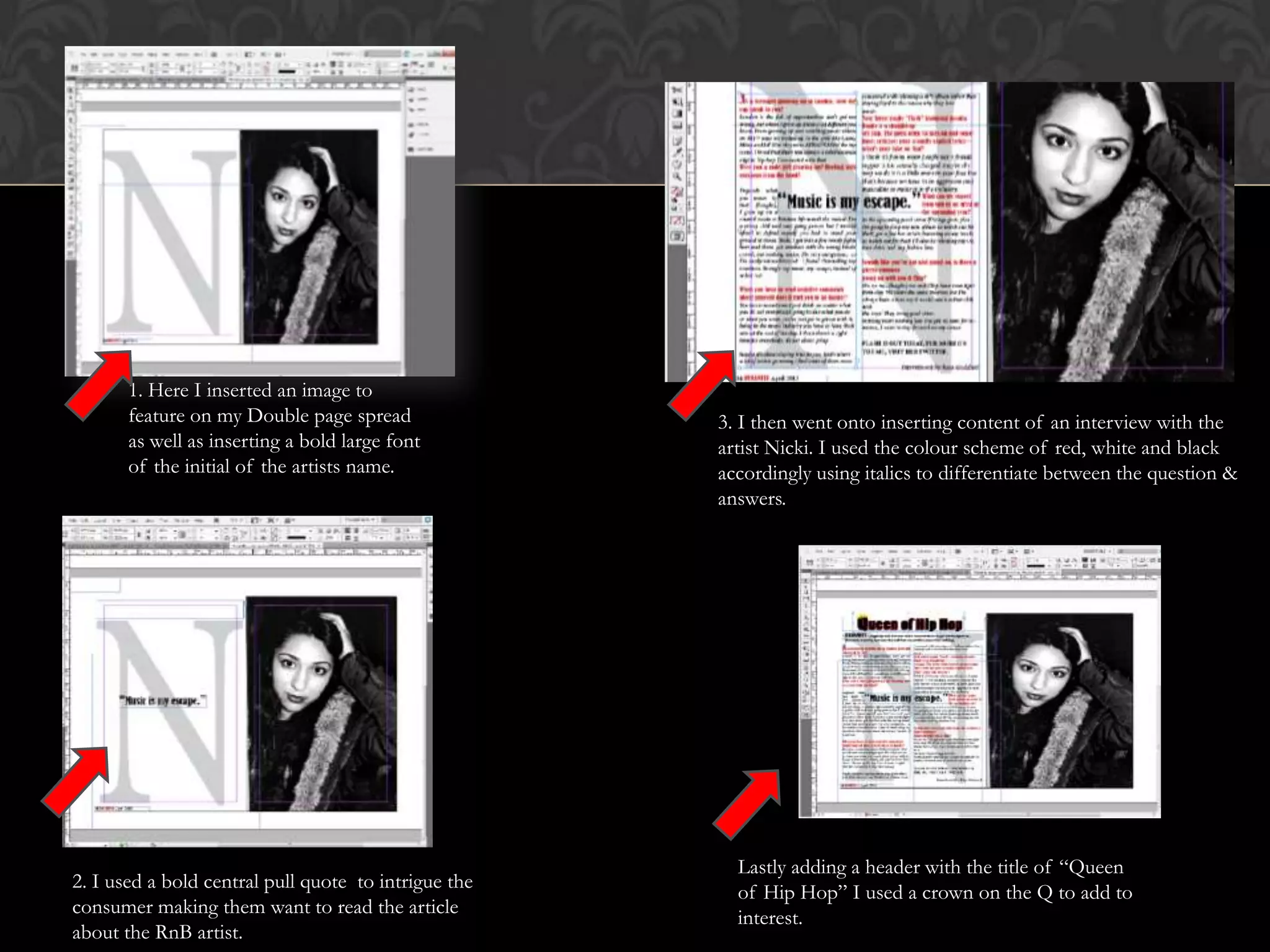 Front cover development | PPT