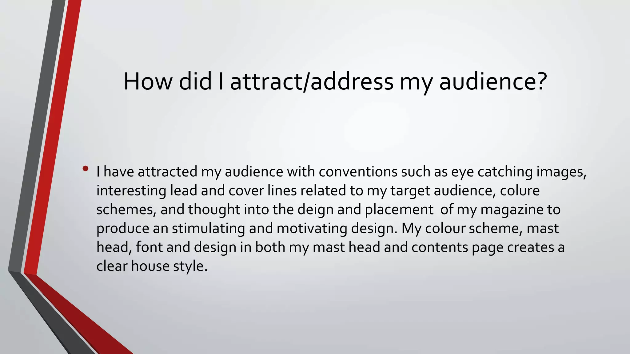 Front cover evaluation | PPTX