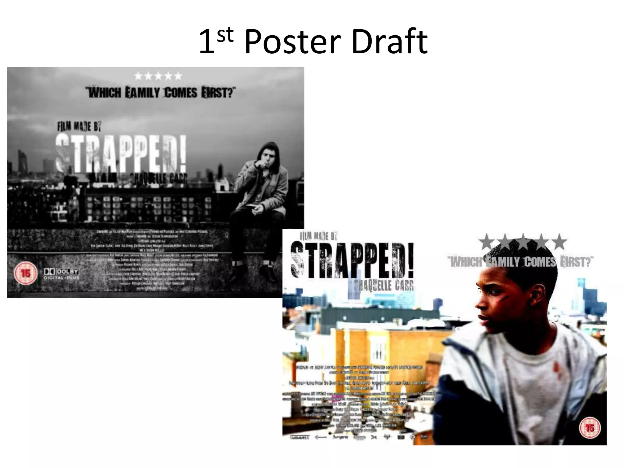 Front cover & magazine drafts ppt | PPTX