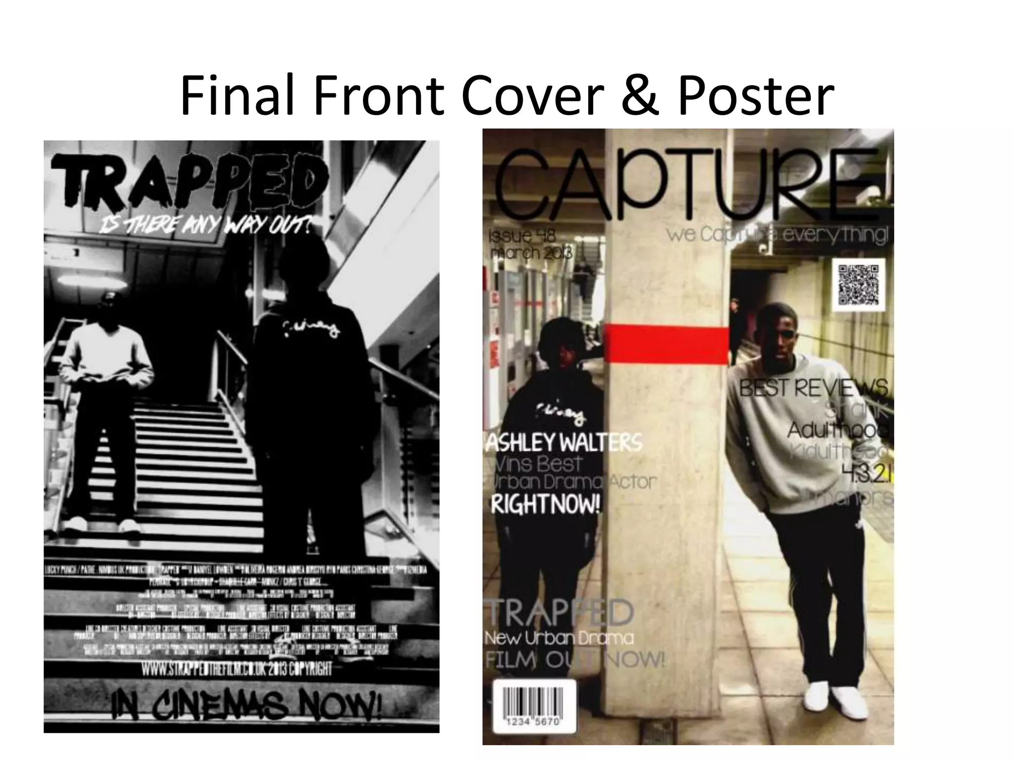 Front cover & magazine drafts ppt | PPTX