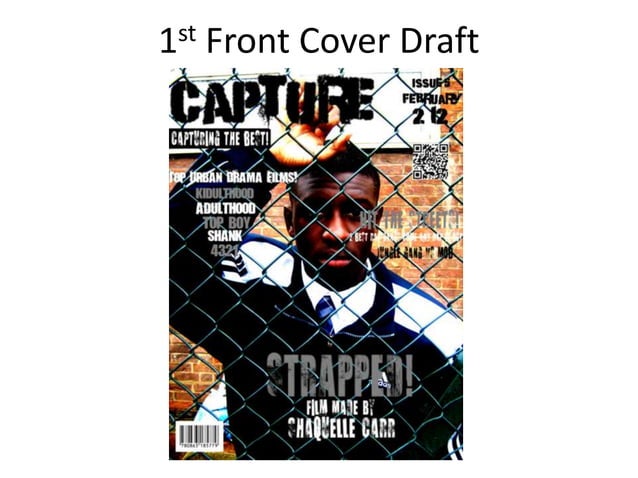Front cover & magazine drafts ppt | PPTX