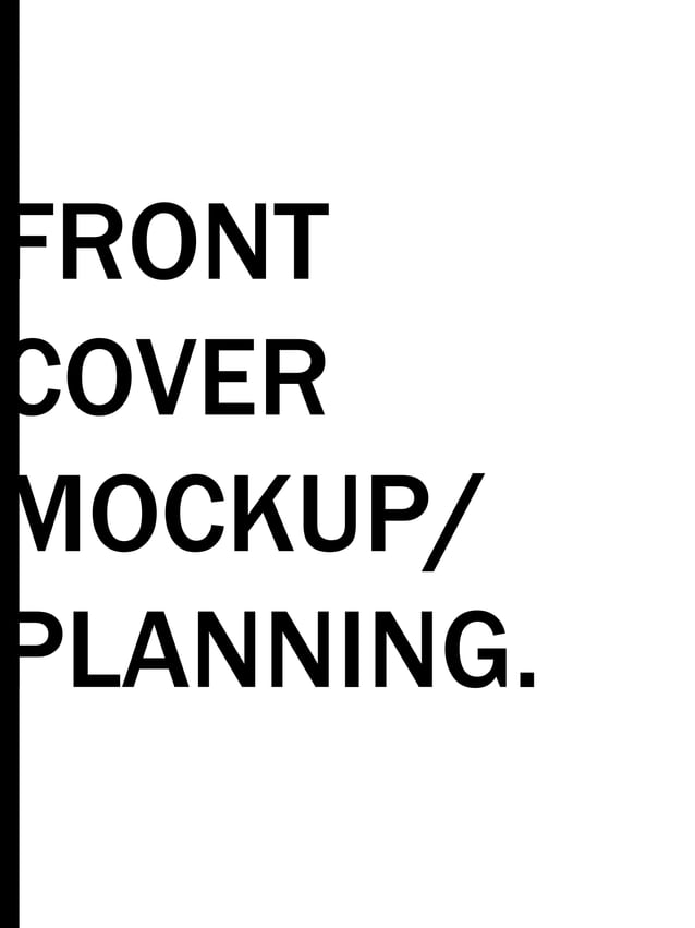 Front cover mockups | PDF