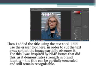 Front cover production | PPTX | Desktop Publishing | Computer Software and Applications