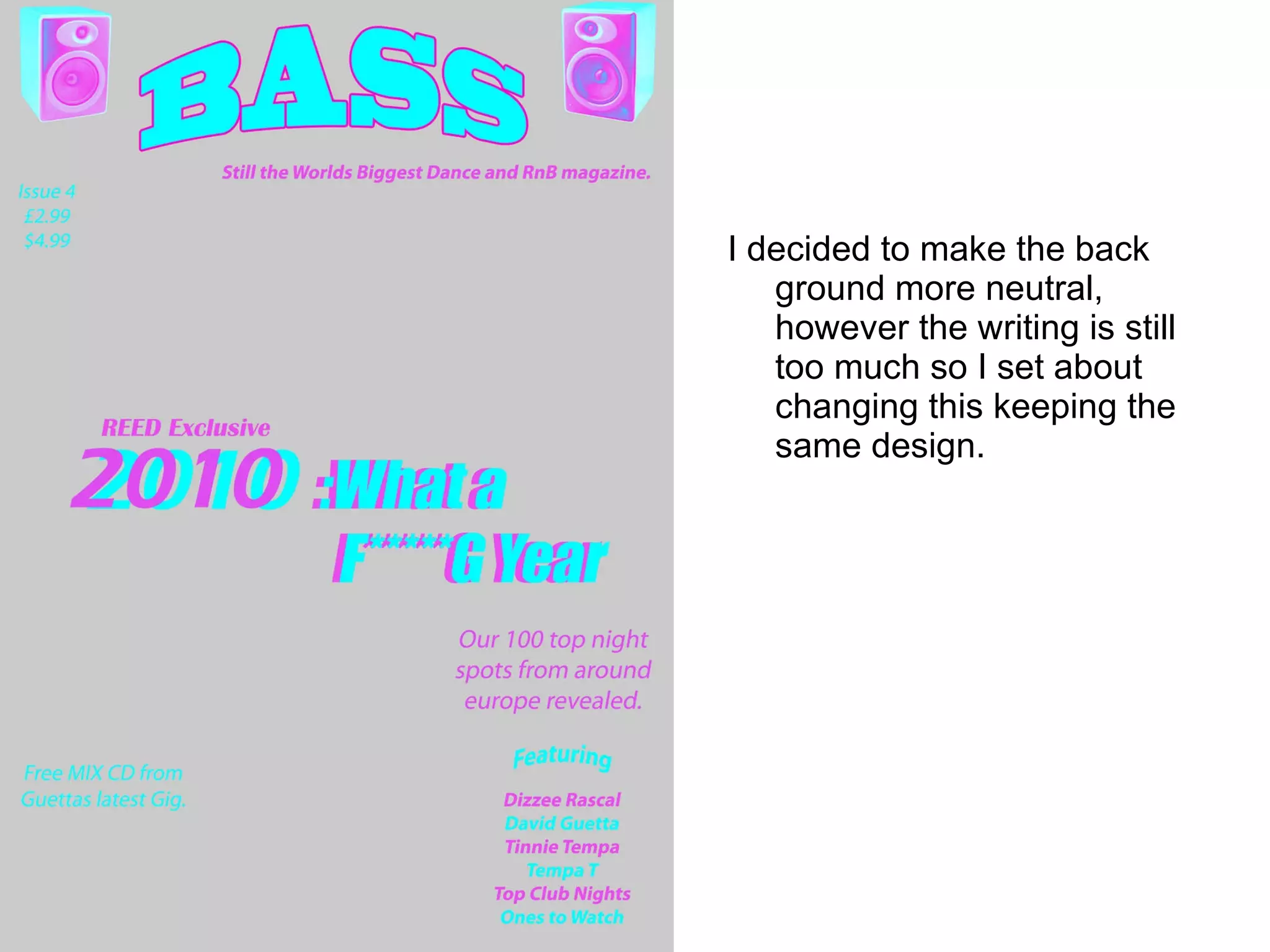 Front cover progress | PPT