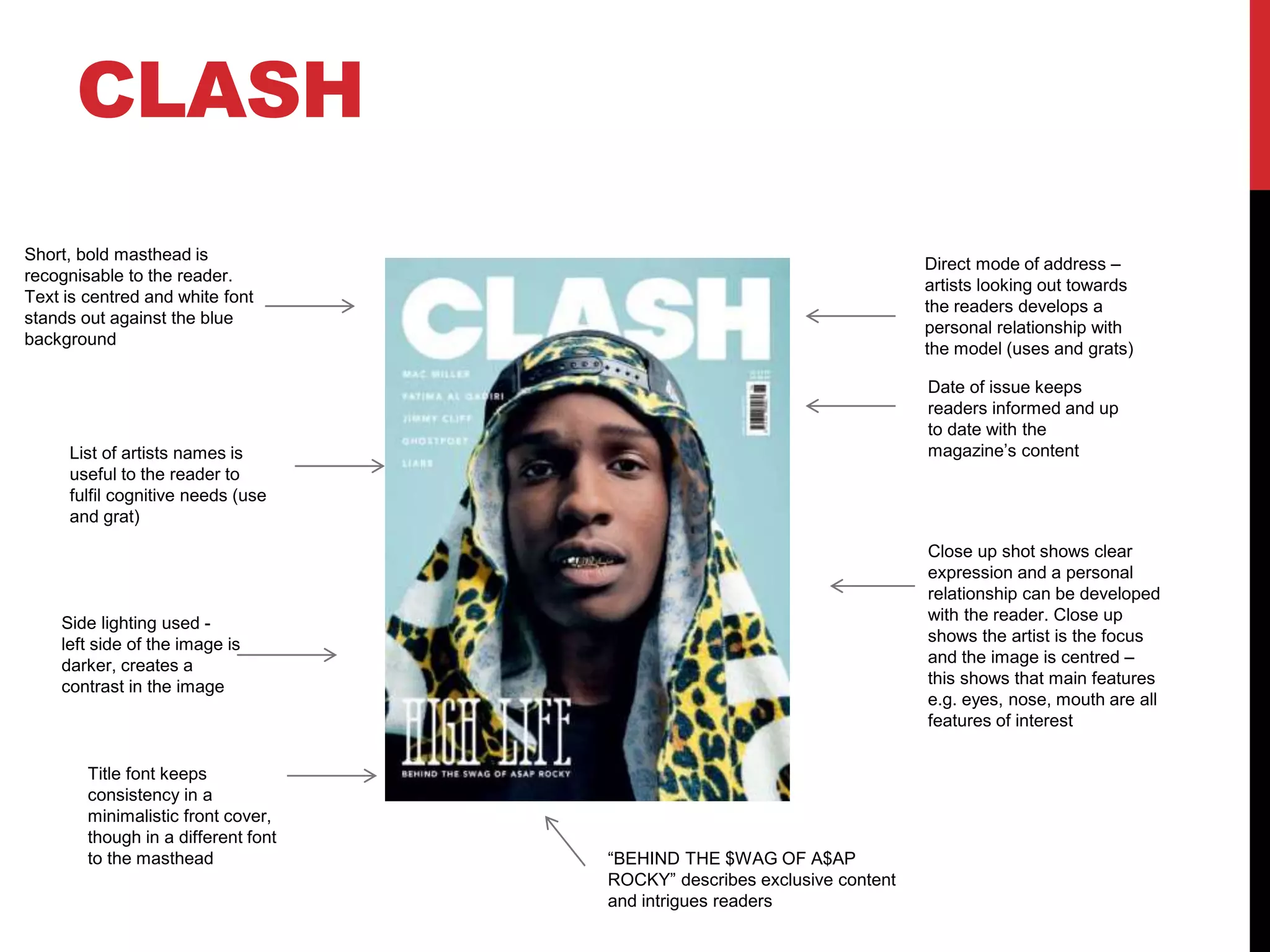 Codes and Conventions: Music Magazine Front Covers | PPTX
