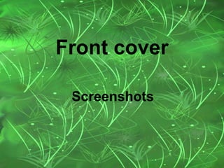 Front Cover Screens | PPT