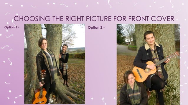 Front cover stages of production & audience feedback | PPT