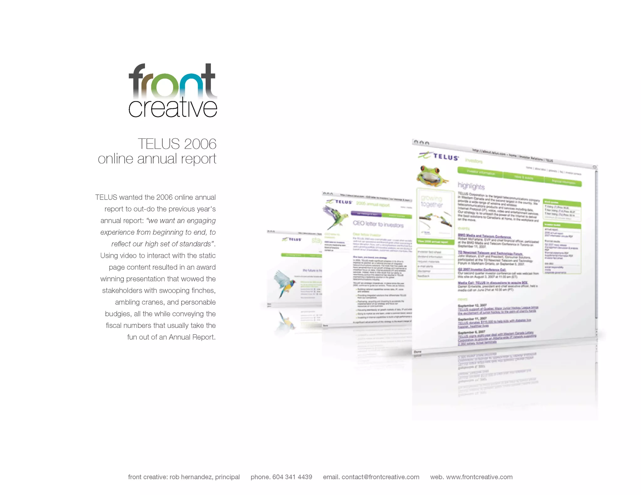 Front Creative Fact Sheet | PDF