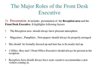 Front desk etiquettes | PPTX