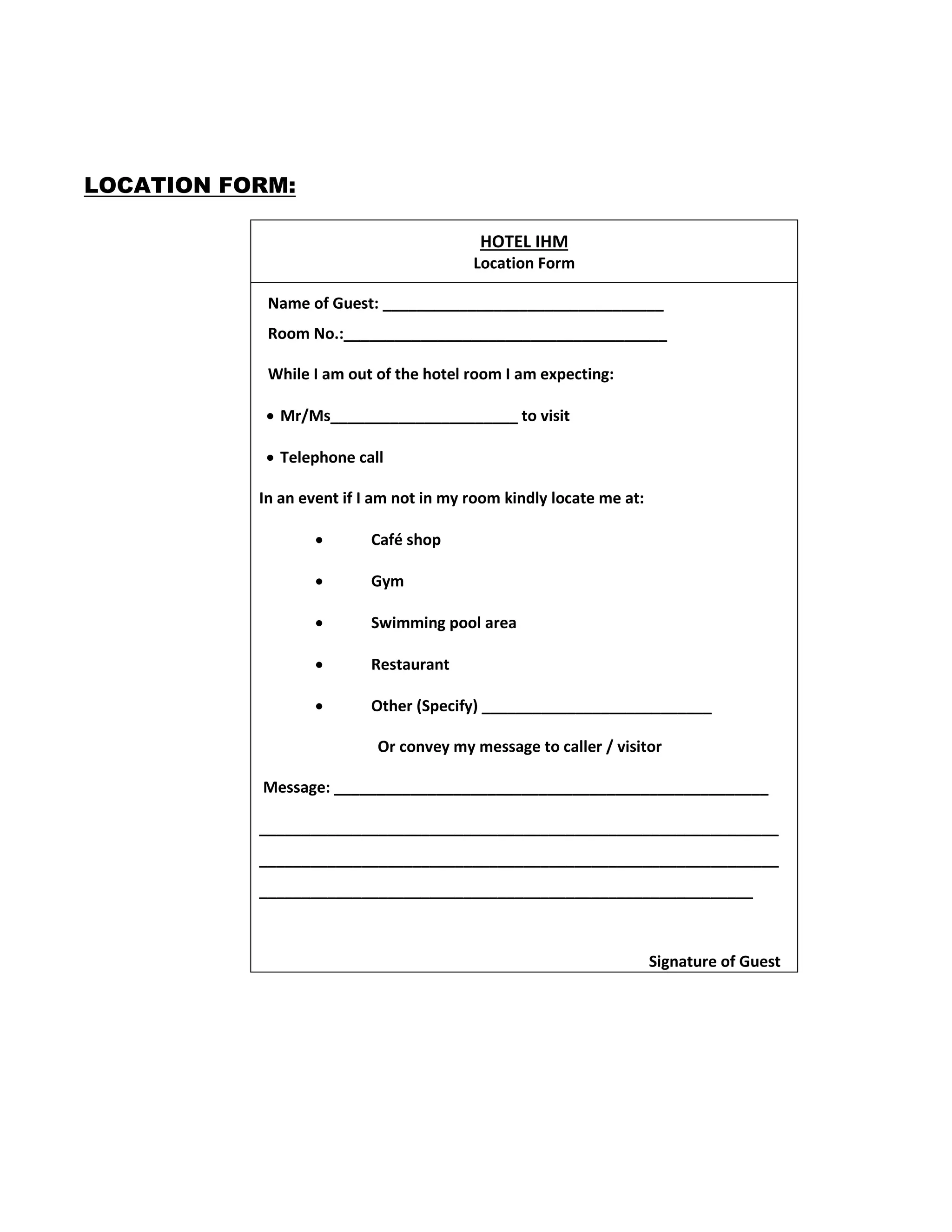 Hotel Front Desk Paper Forms & Formats.pdf