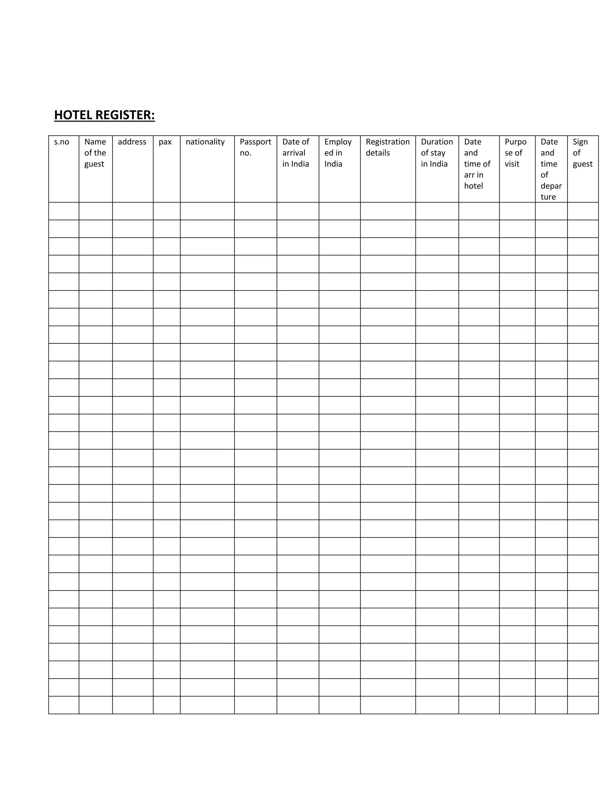 Hotel Front Desk Paper Forms & Formats.pdf