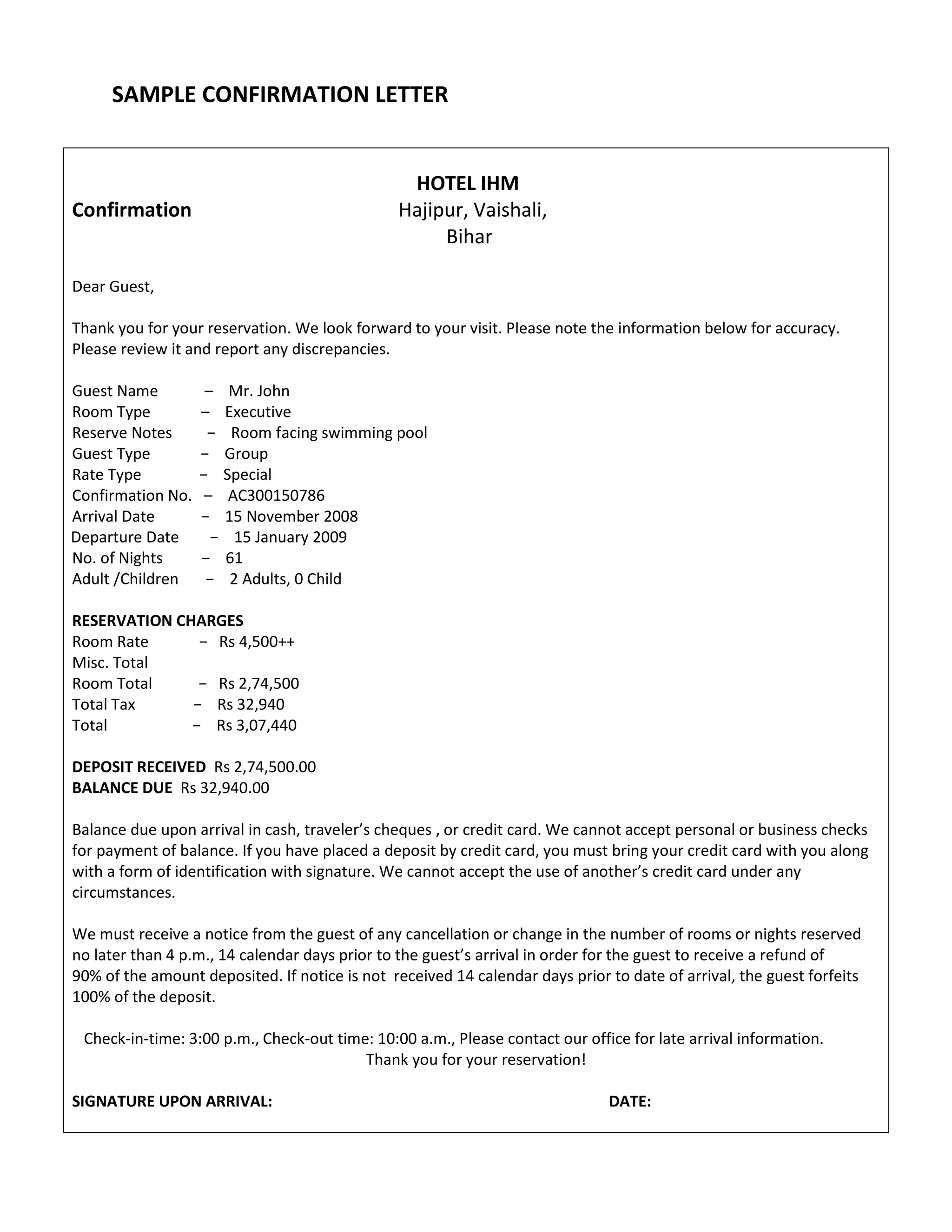 Hotel Front Desk Paper Forms & Formats.pdf