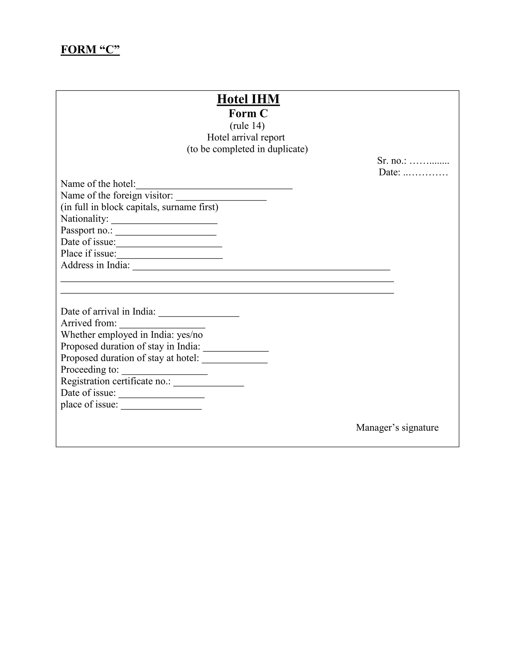Hotel Front Desk Paper Forms & Formats.pdf