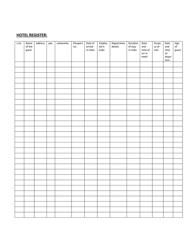 Hotel Front Desk Paper Forms & Formats.pdf