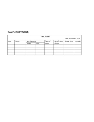 Hotel Front Desk Paper Forms & Formats.pdf